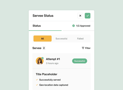 Nationwide Process Servers | Digital Legal Service Platform